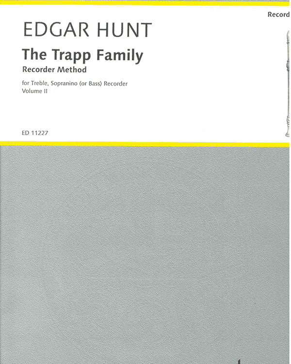 The Trapp Family Recorder Method Book 2 – Orpheus Music