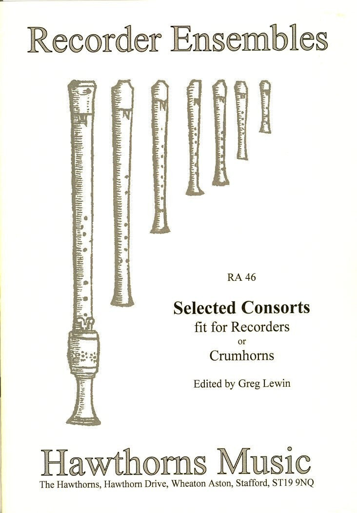 Selected Consorts for Recorders or Crumhorns – Orpheus Music