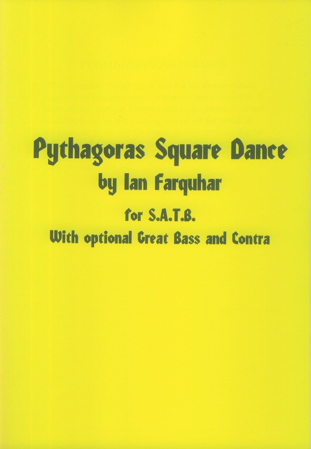 Pythagoras Square Dance – Orpheus Music